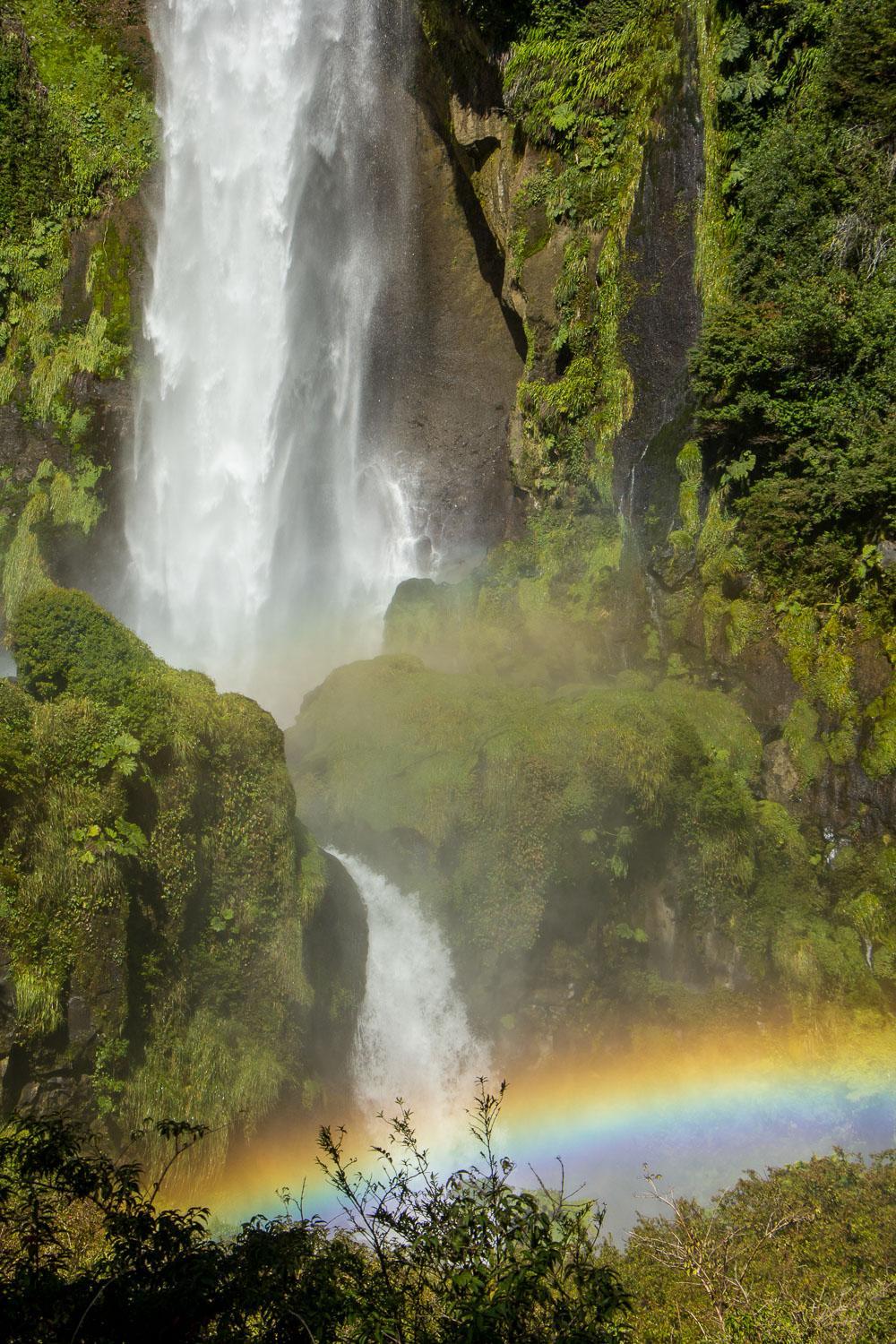 Waterfalls near Pucón, Lake District, Chile - Wide Angle Adventure